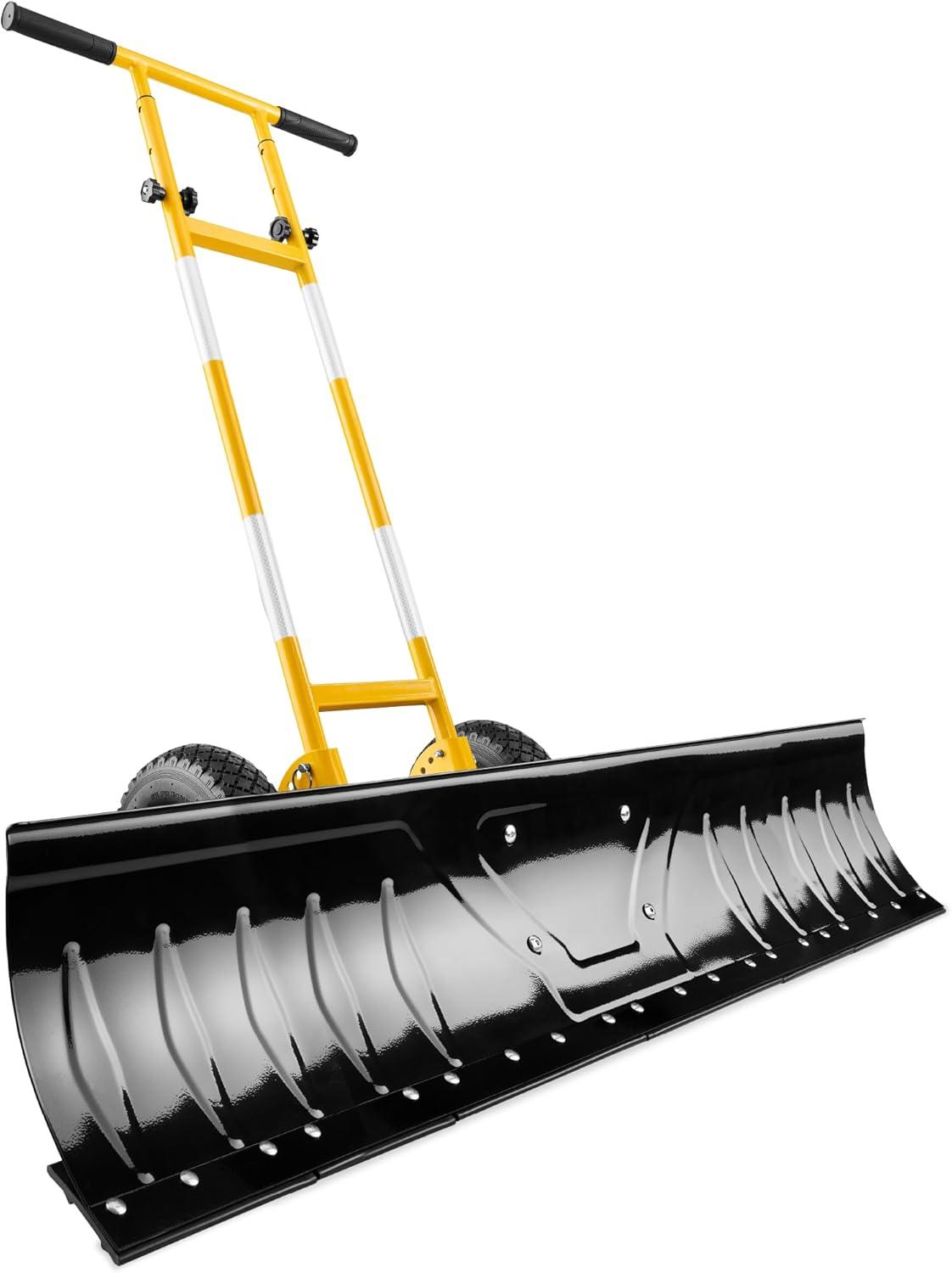 Best Choice Products 24in Heavy-Duty Snow Pusher Hand Plow for Snow ...